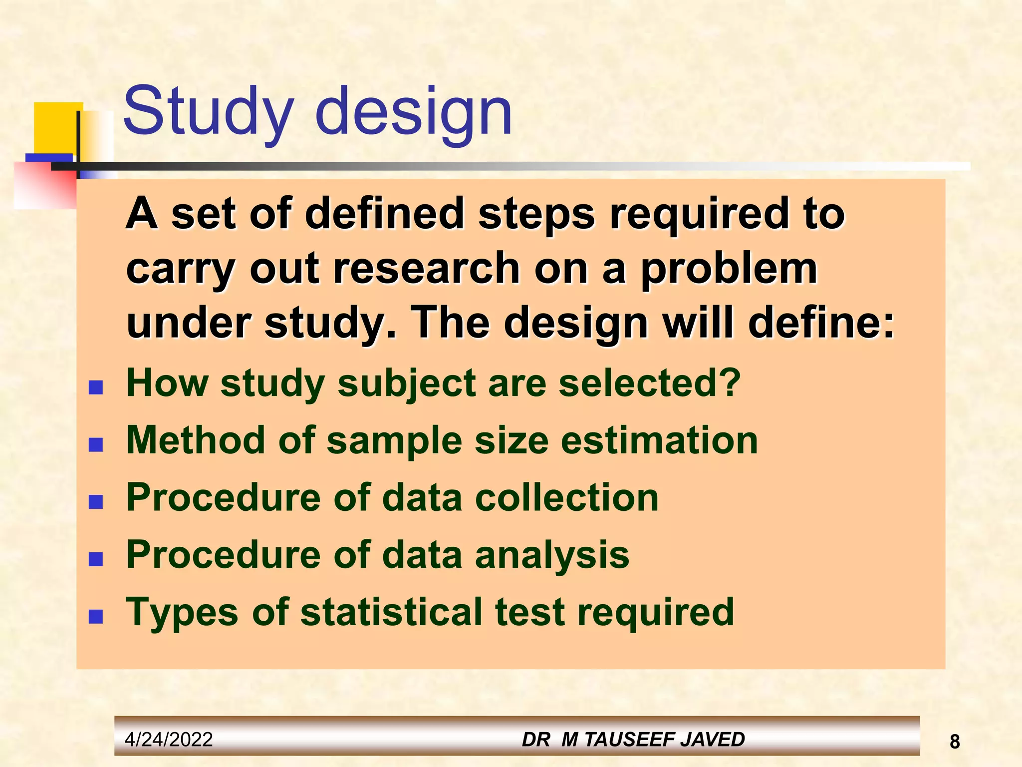 Epidemiological study designs | PPT