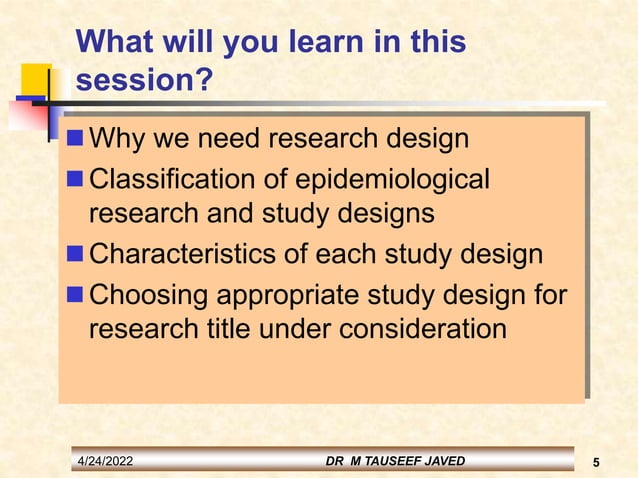 Epidemiological study designs | PPT