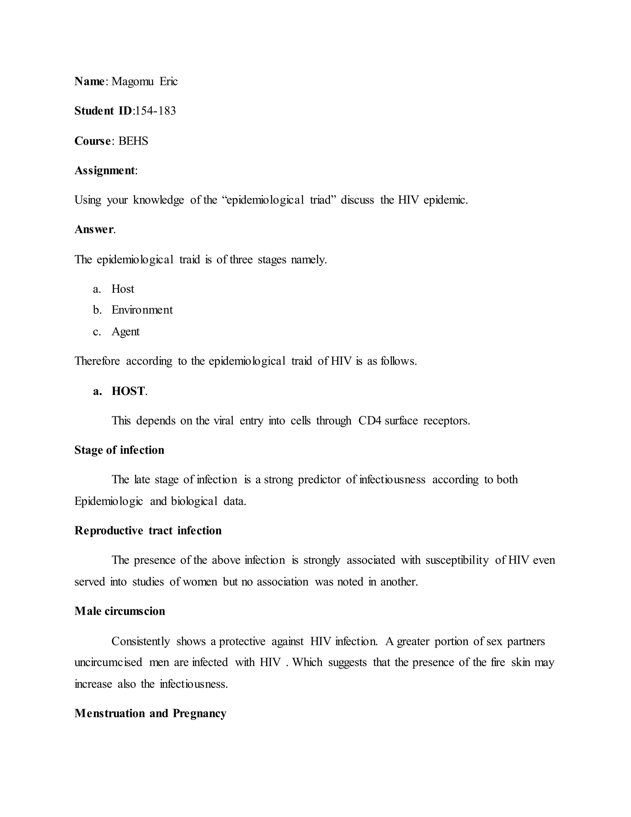 Epidemiological traid of HIV.docx