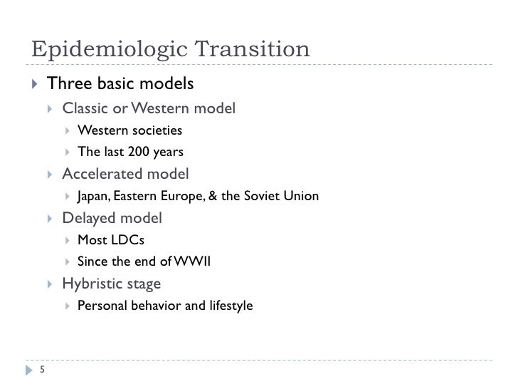 Ppt Epidemiological Transition Models Population Control Powerpoint - Map