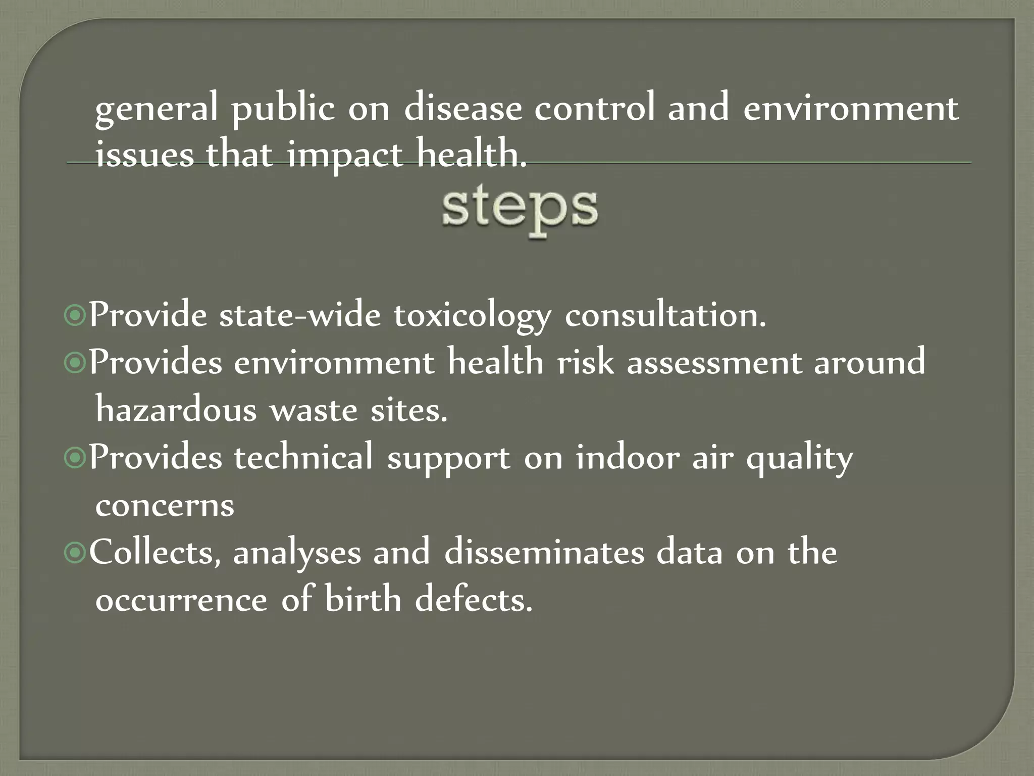 Epidemiological trends and health care implication | PPT