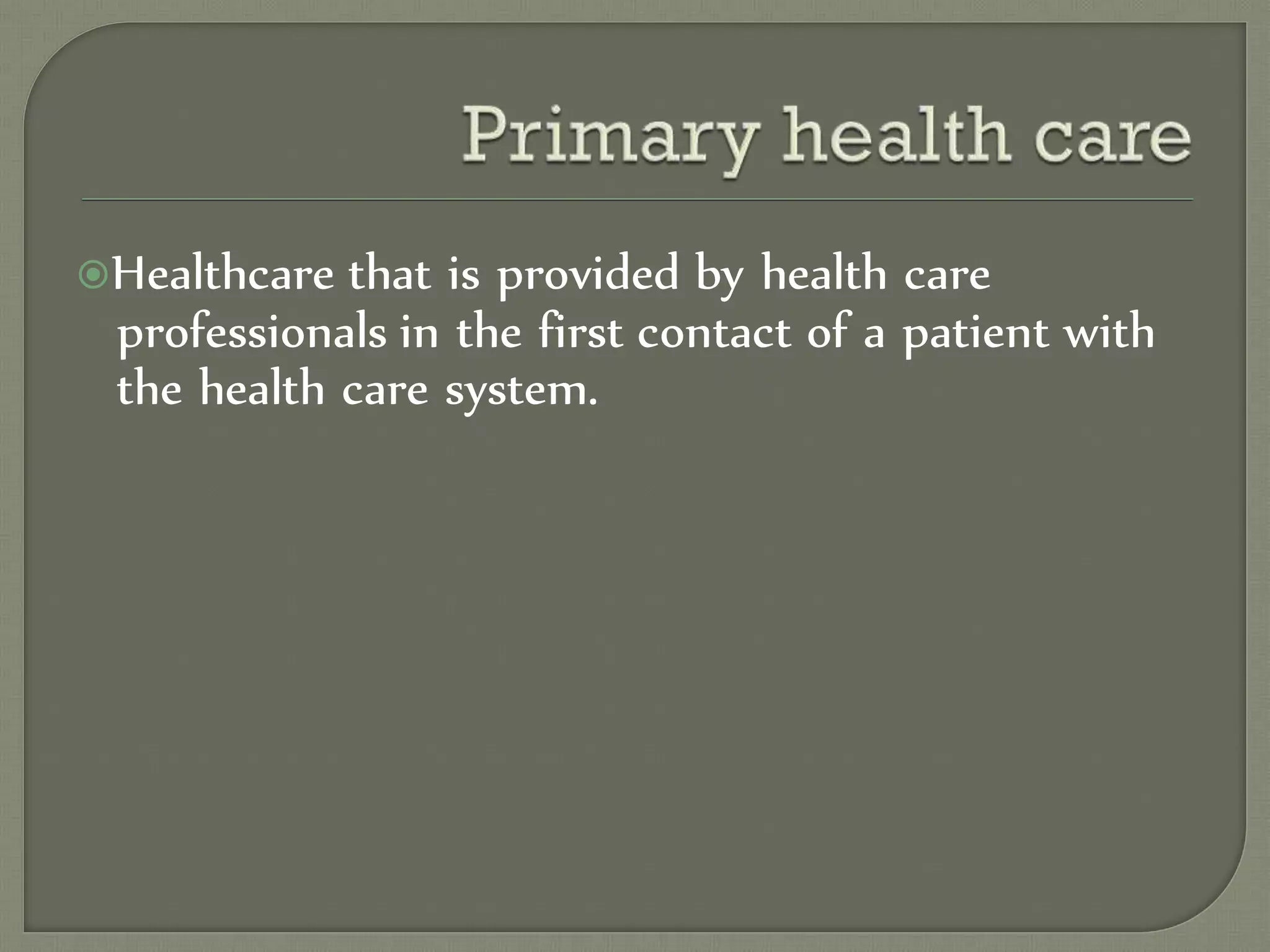 Epidemiological trends and health care implication | PPT