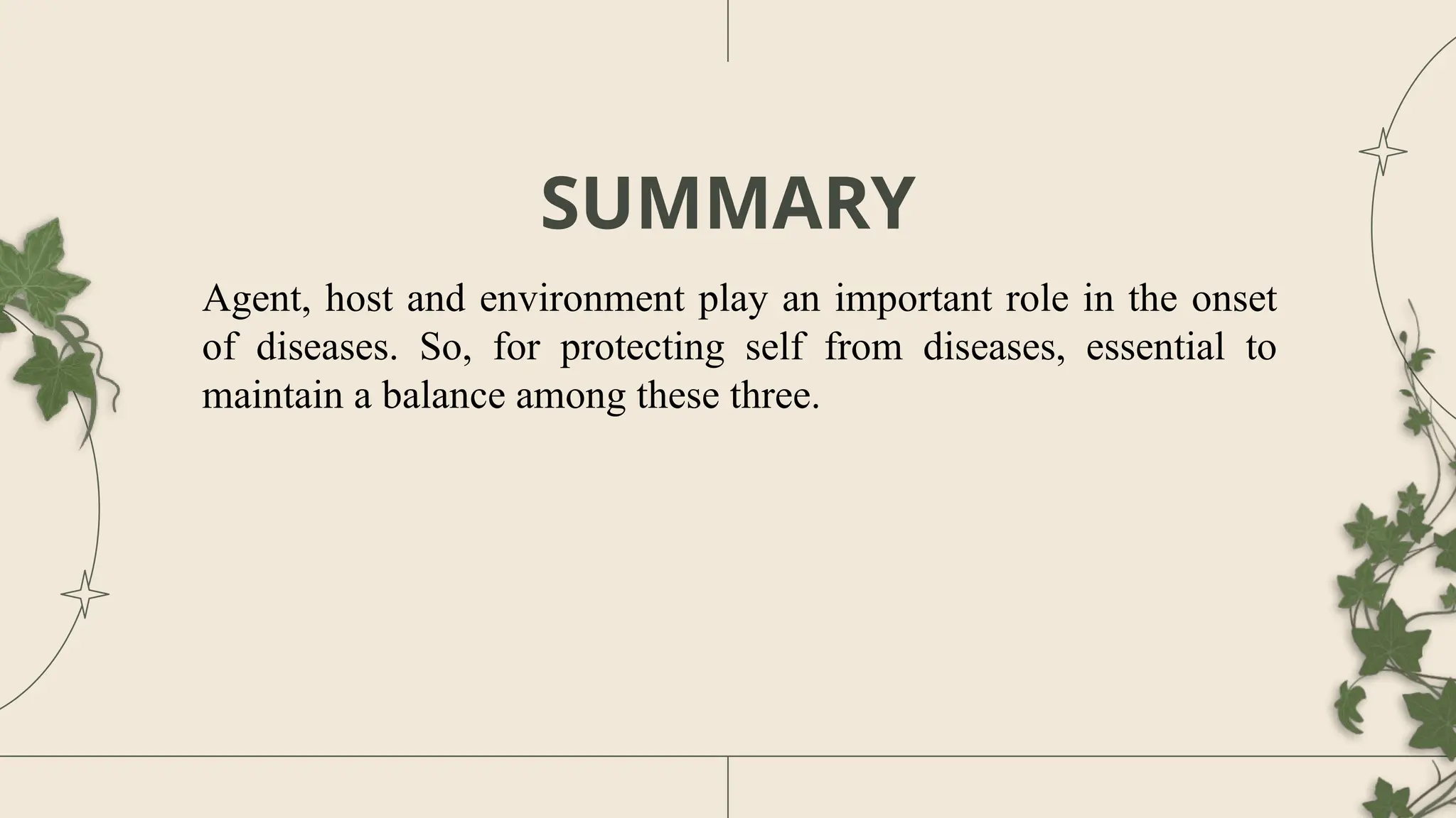 epidemiological triad of disease causation | PPTX