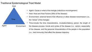 Epidemiological triad.pptx, rothmann pie model | PPTX