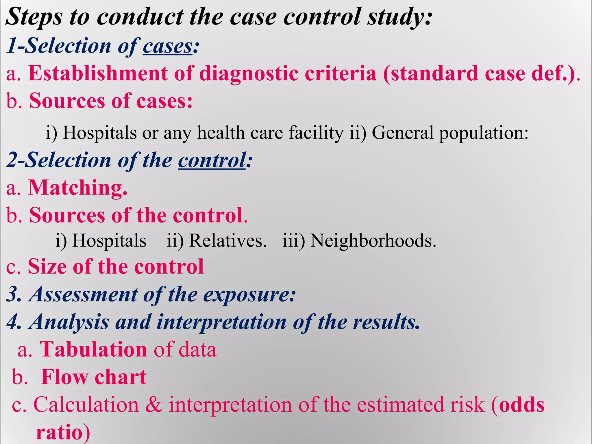 Epidemiological studies | PPT