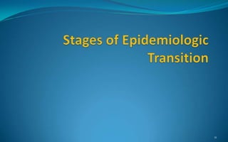 Epidemiological Transition