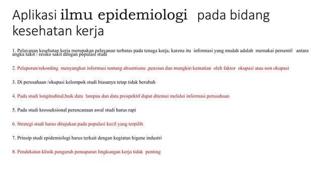 Epidemiologi K3.pptx xxxxxxxxxxxxxxxxxxxx | PPTX