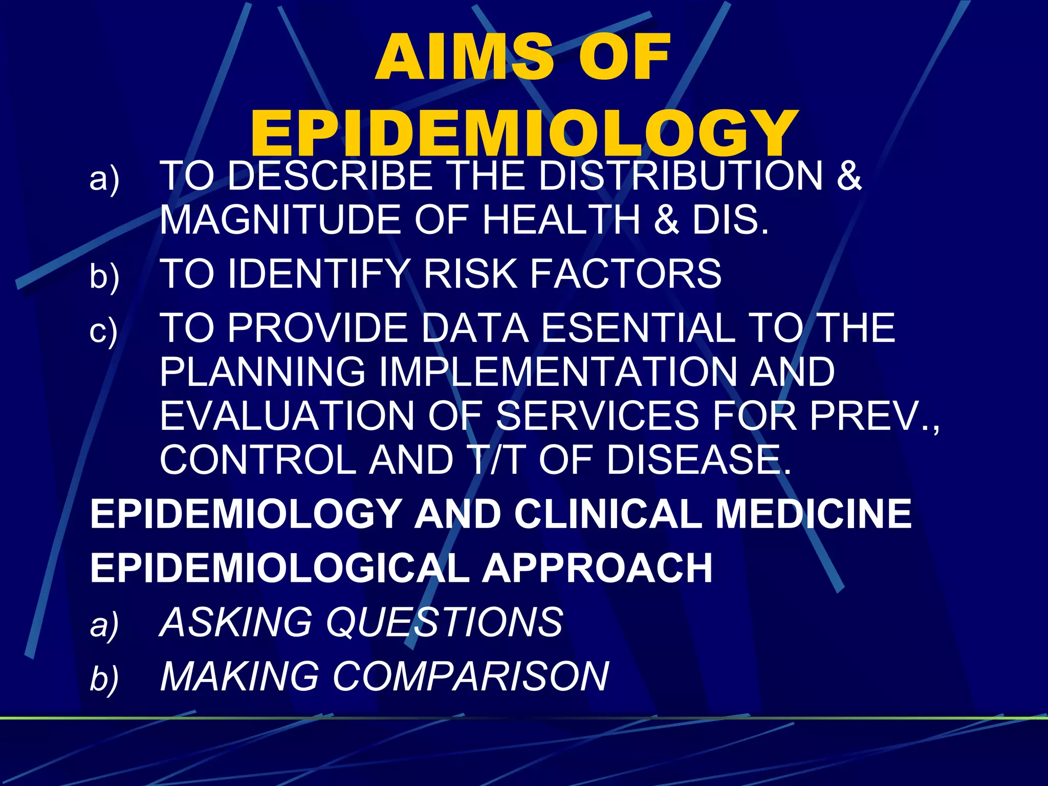 Epidemiology | PPT