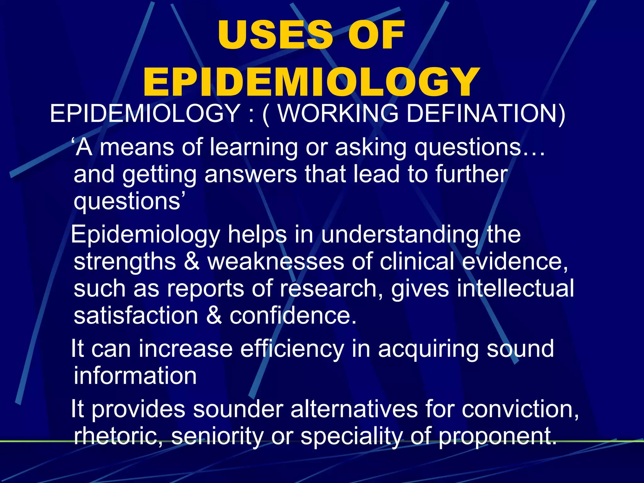 Epidemiology | PPT
