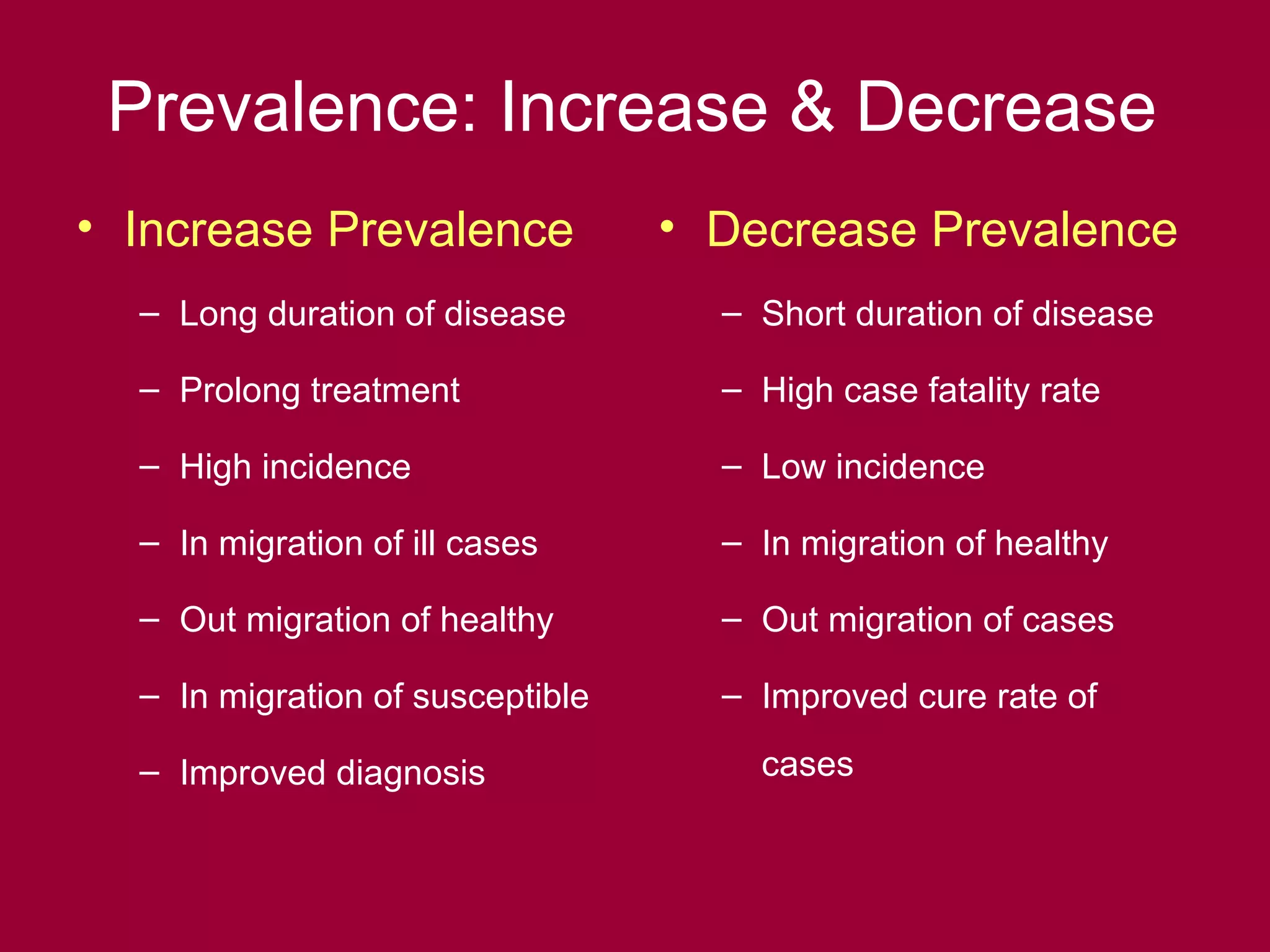 Epidemiology | PPT