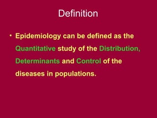 Epidemiology | PPT