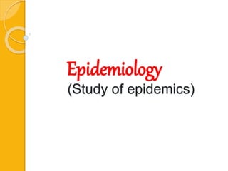 Epidemiology | PPTX