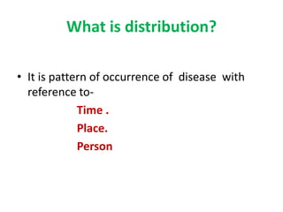 Epidemiology - an introduction | PPTX
