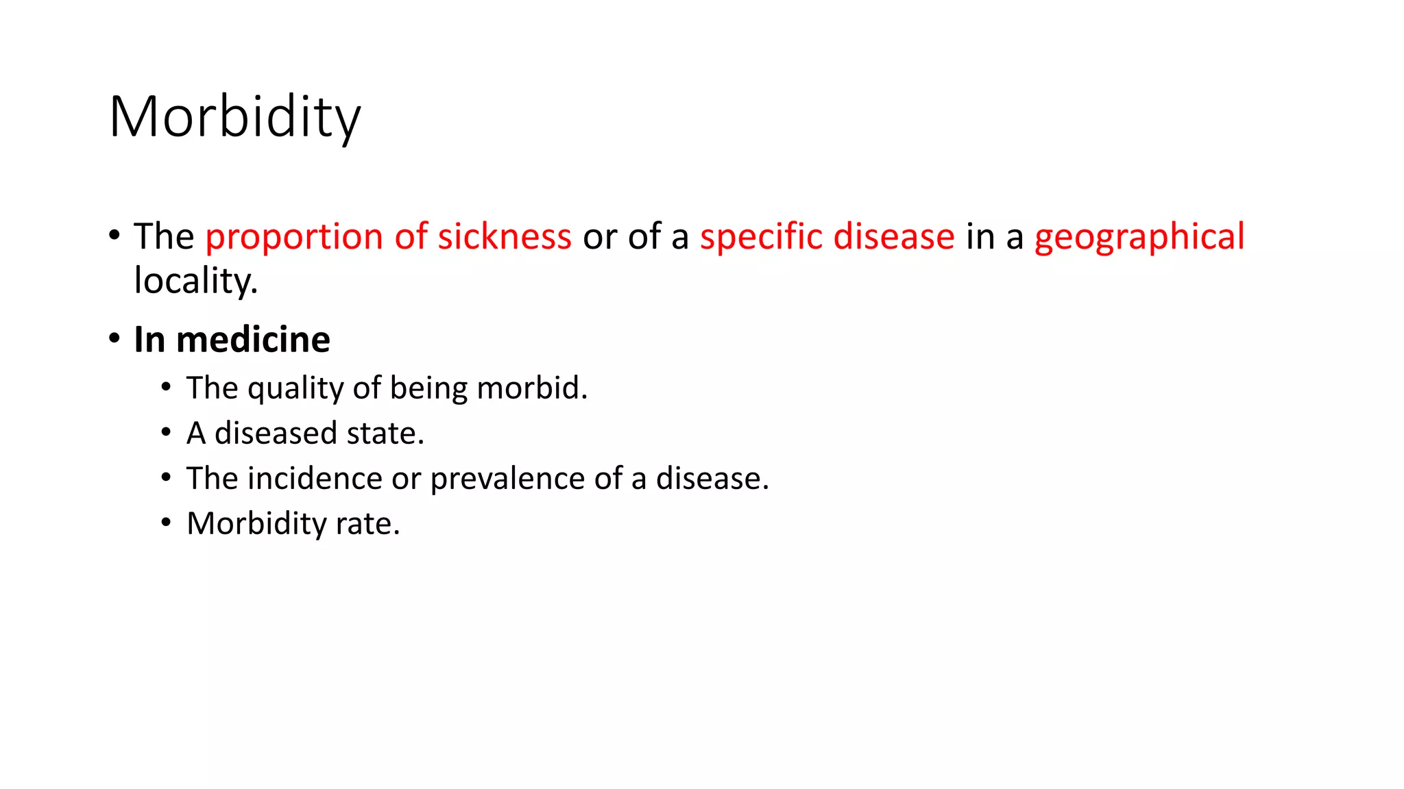 Epidemiology | PPTX
