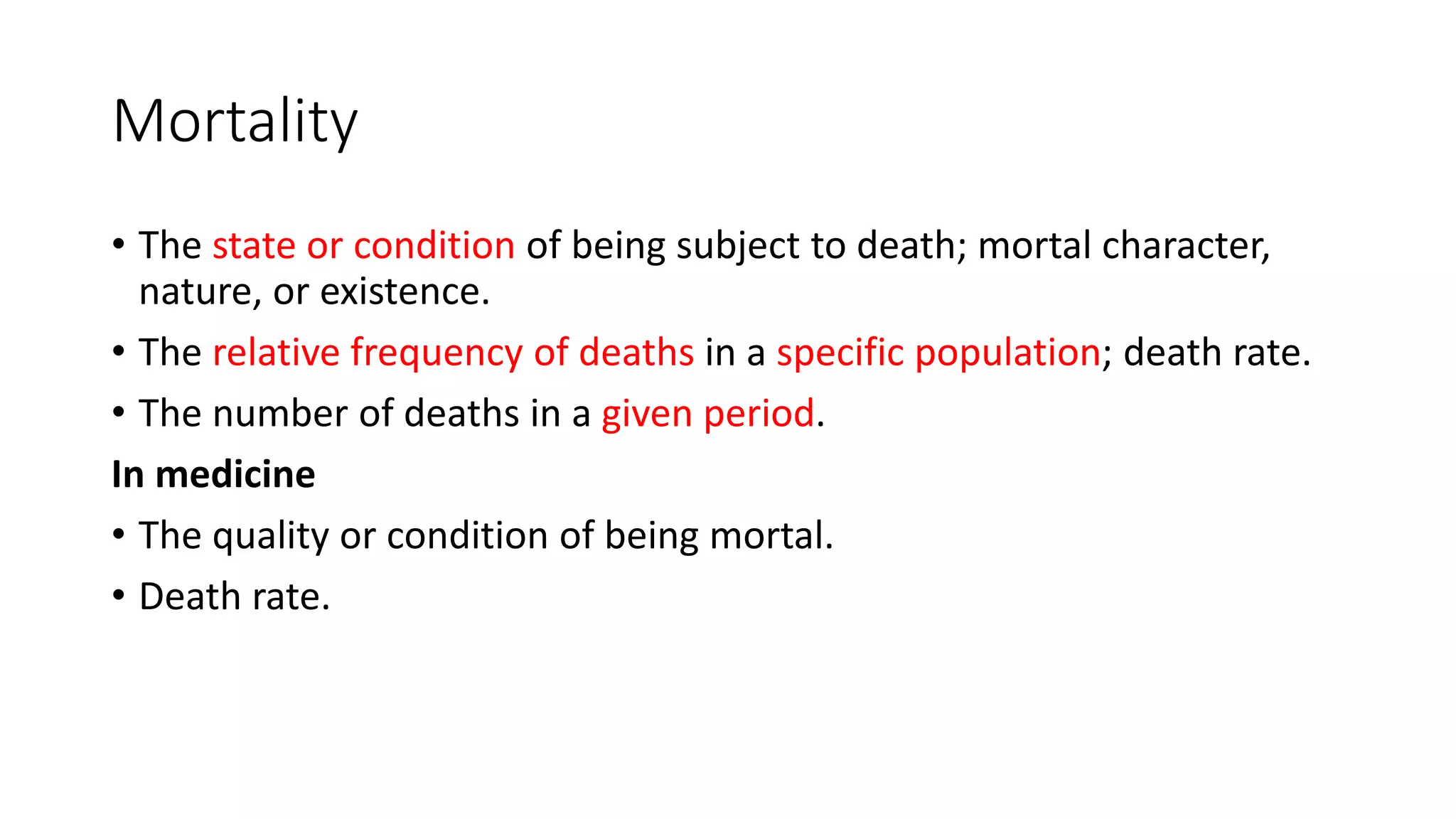 Epidemiology | PPTX