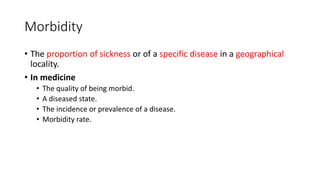 Epidemiology | PPTX
