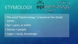 Epidemiology | PPTX