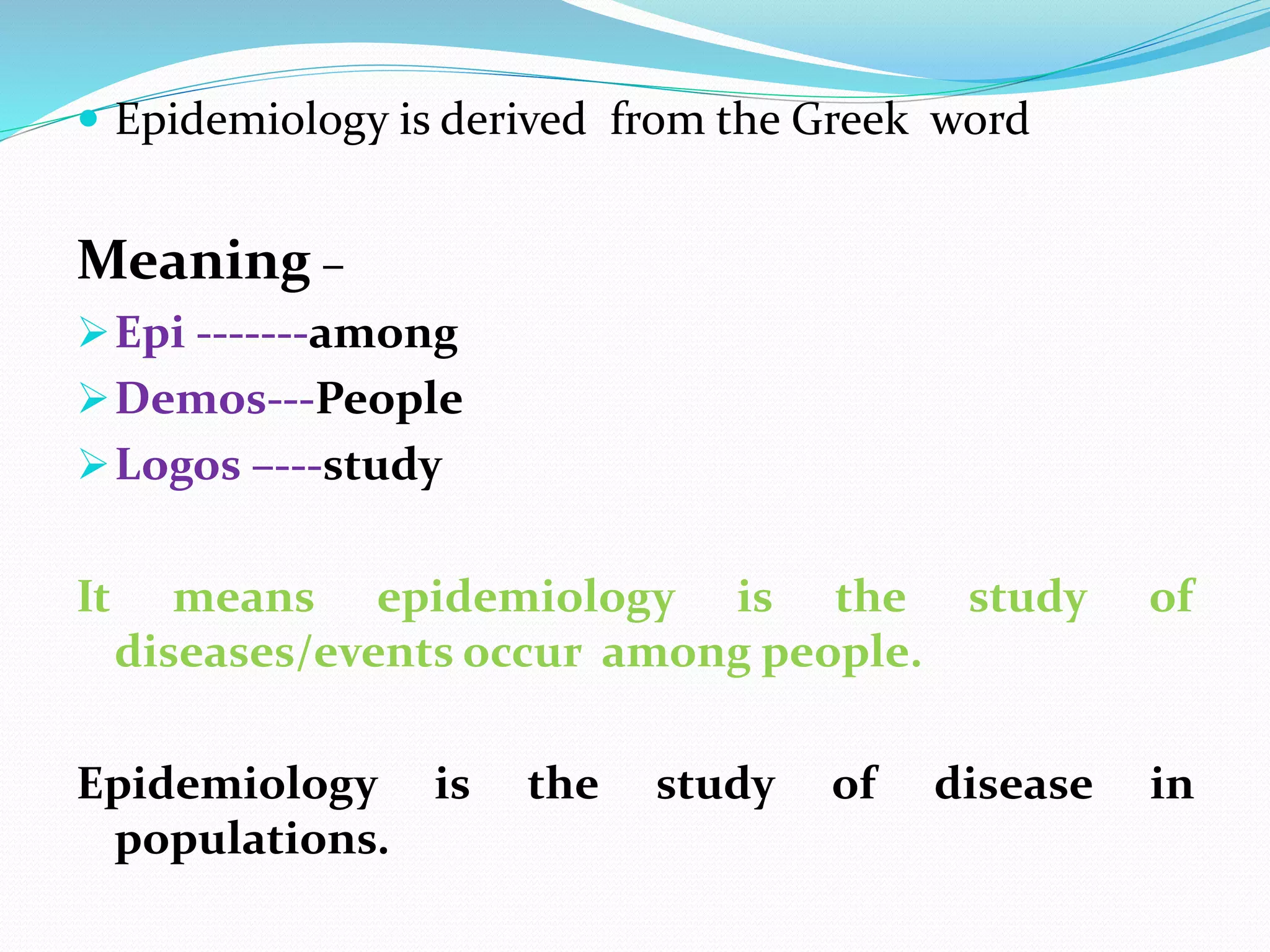 Epidemiology-chn | PPTX