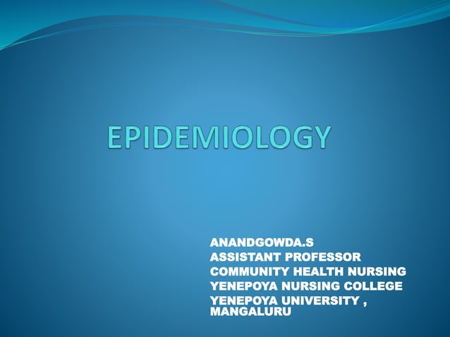 Epidemiology-chn | PPTX