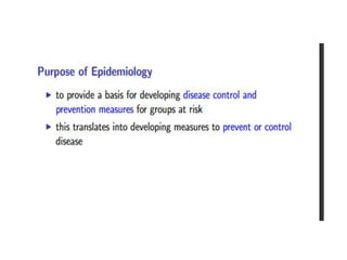 Epidemiology | PPTX