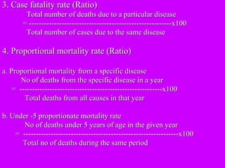 Measurements in Epidemiology | PPT