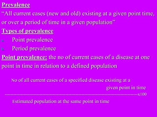 Measurements in Epidemiology | PPT