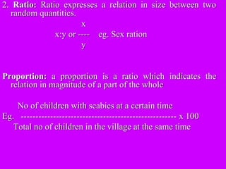 Measurements in Epidemiology | PPT