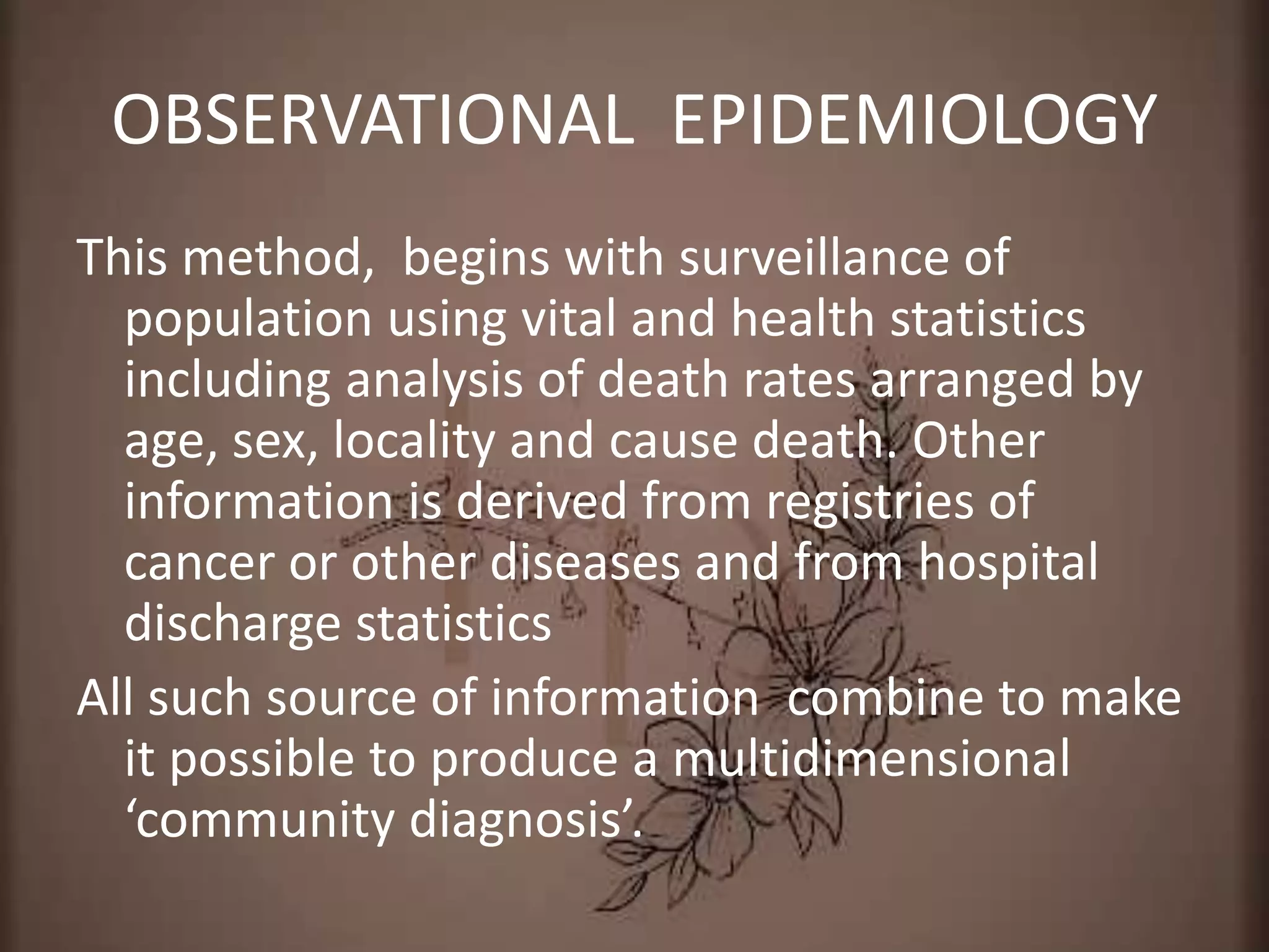 EPIDEMIOLOGY | PPTX