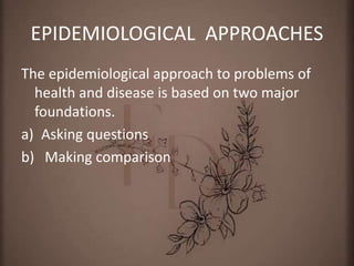 EPIDEMIOLOGY | PPTX