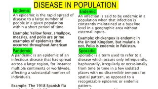 Epidemiology | PPTX