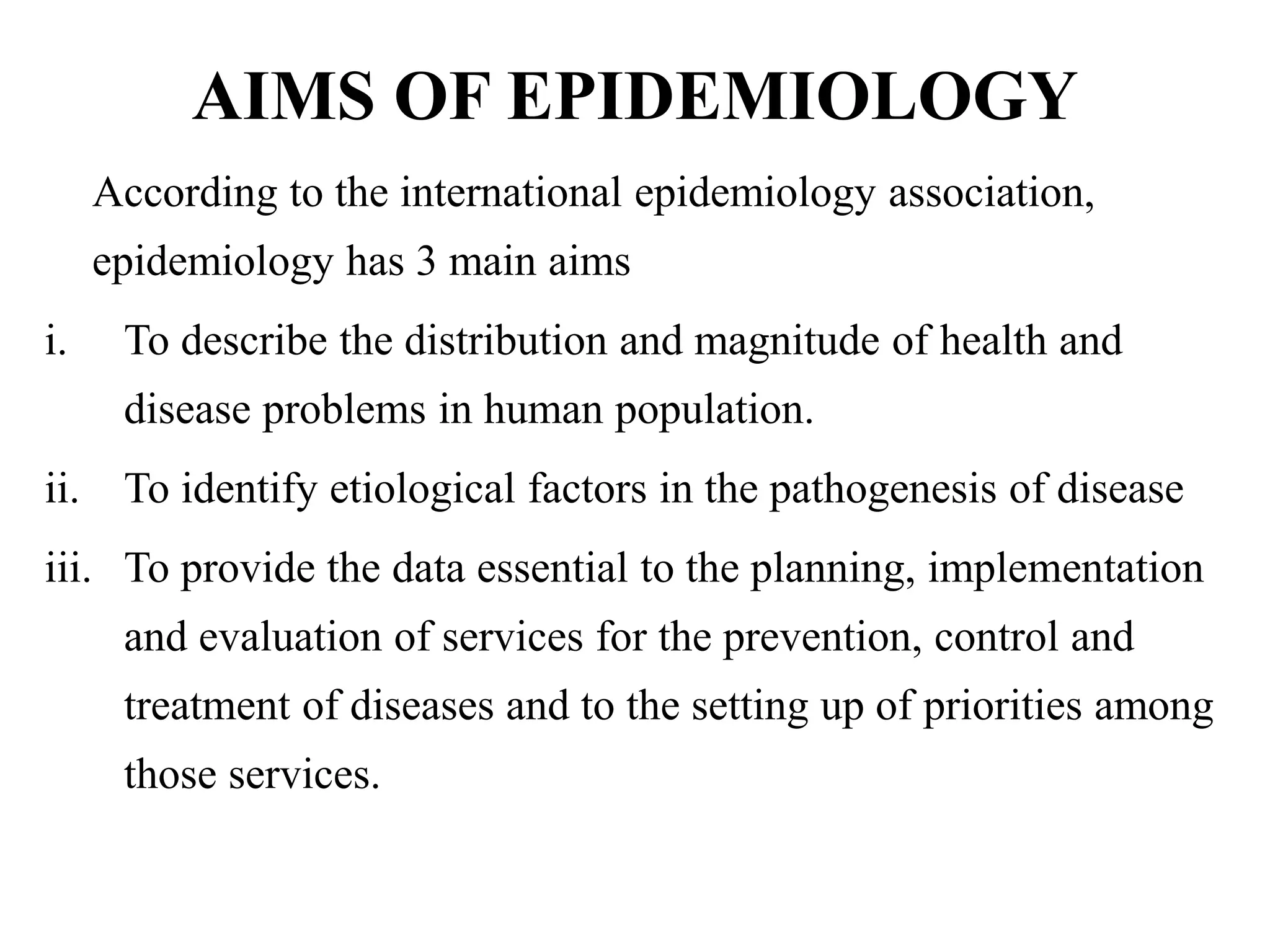 INTRODUCTION TO EPIDEMIOLOGY | PPT