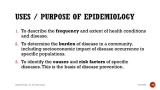 Introduction to Epidemiology | PPT