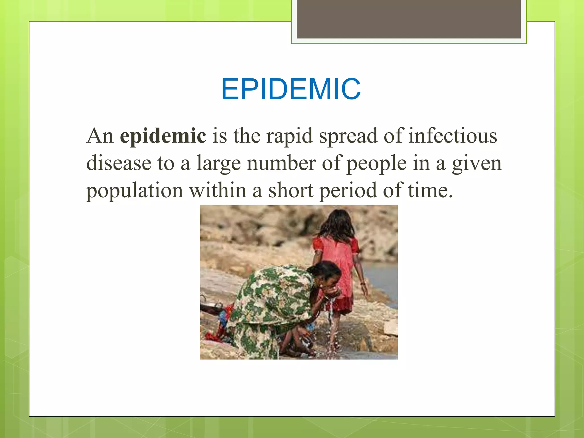 Epidemiology meaning, scope & terminology | PPTX