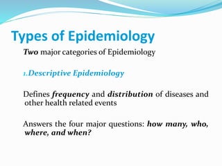 Epidemiology | PPTX