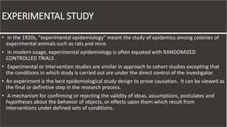 Epidemiological concept | PPTX