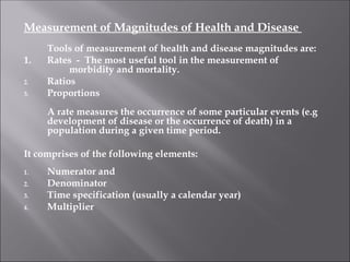 Epidemiology(2)Rates, Ratios, proportions.ppt