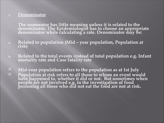 Epidemiology(2)Rates, Ratios, proportions.ppt