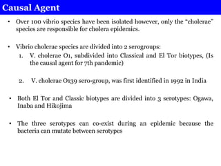 Epidemiology and control of cholera | PDF