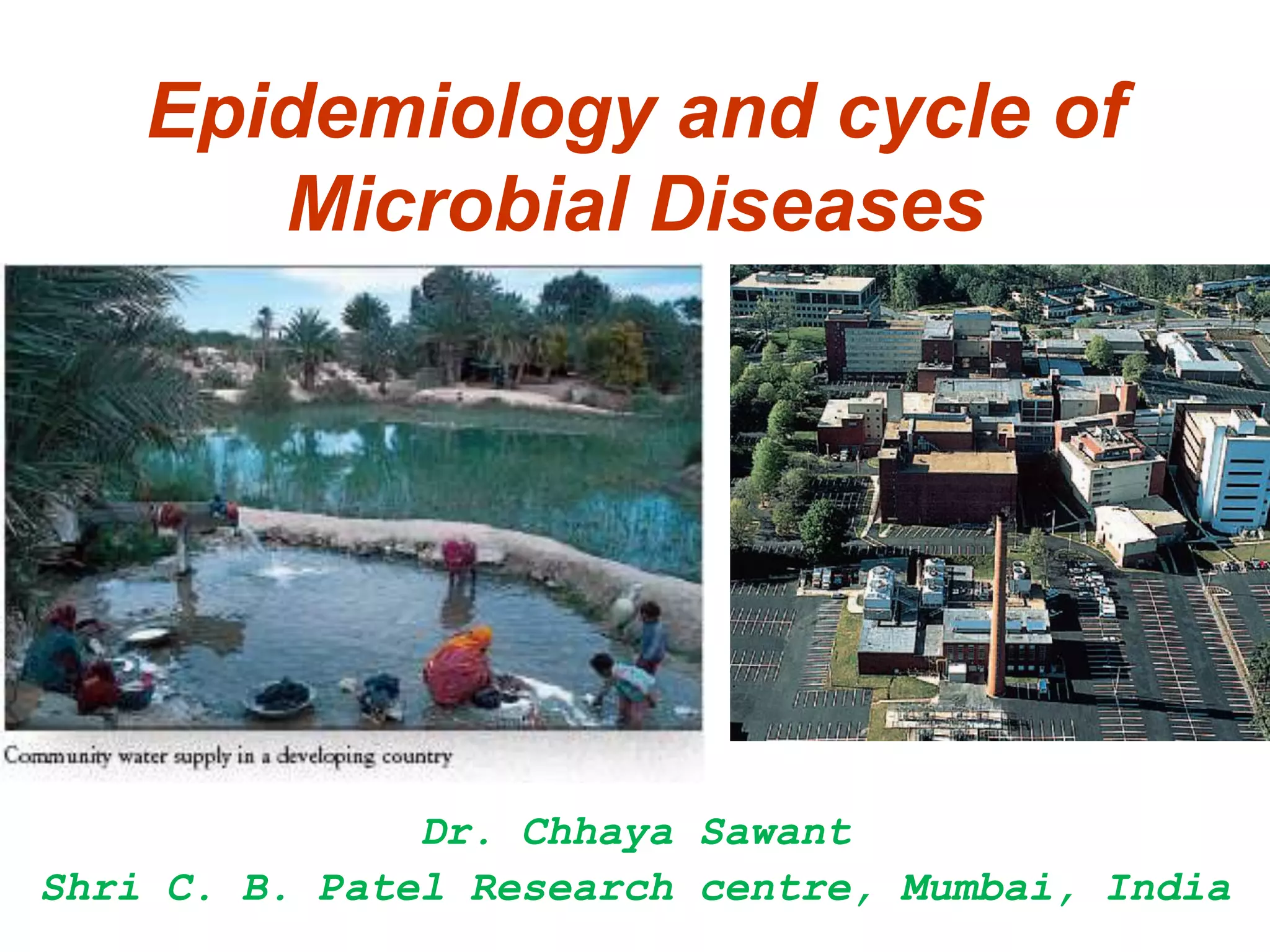 Epidemiology and cycle of microbial diseases | PPTX