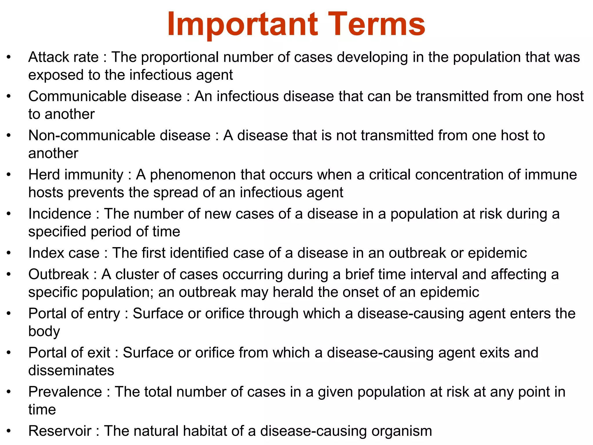 Epidemiology and cycle of microbial diseases | PPTX