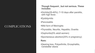 Epidemiology and nursing management for mumps- CHN.pptx