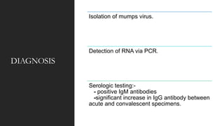 Epidemiology and nursing management for mumps- CHN.pptx