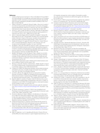Epidemiology and outcomes of hospital-acquired bloodstream infections ...