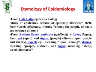 Epidemiology an introduction | PPTX