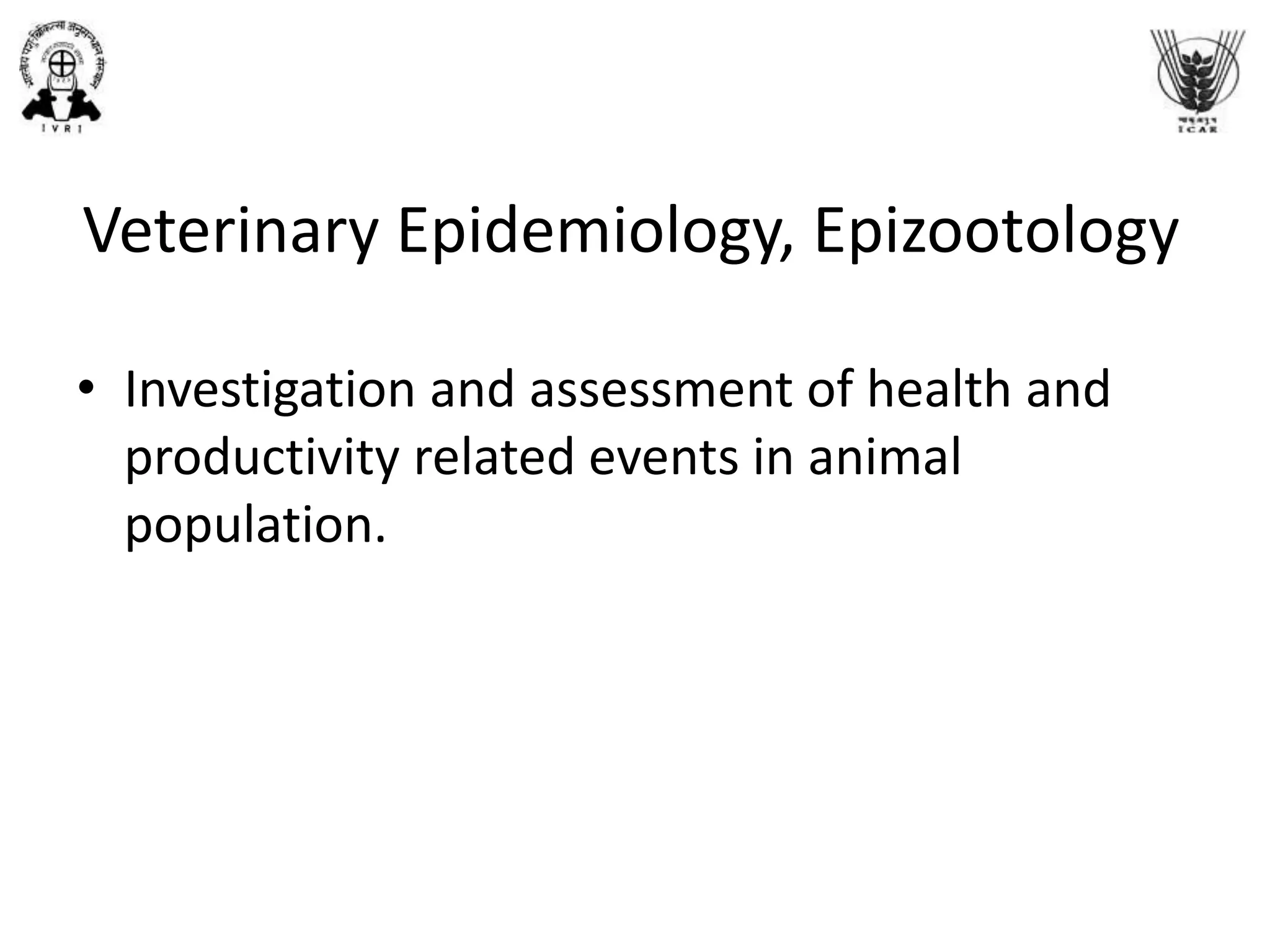 Epidemiology an overview | PPTX