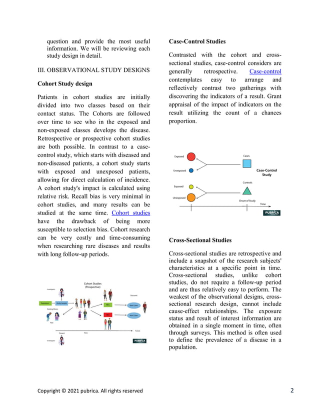 Epidemiology designs for clinical trials - Pubrica | PDF | Healthcare ...