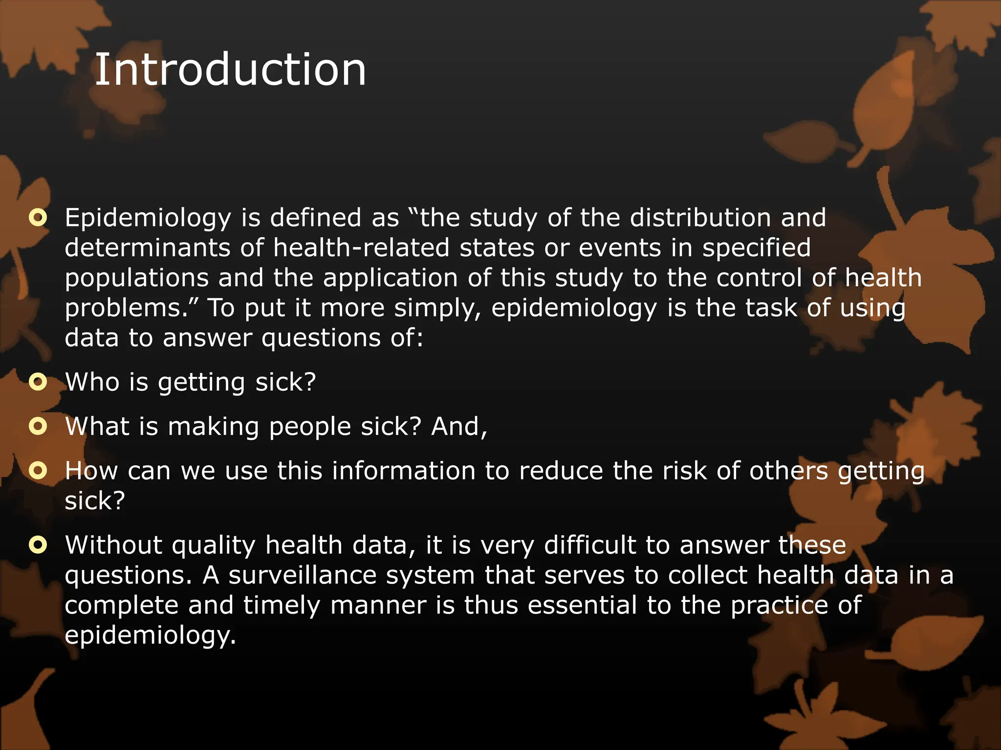 Epidemiology & Diseases.pptx