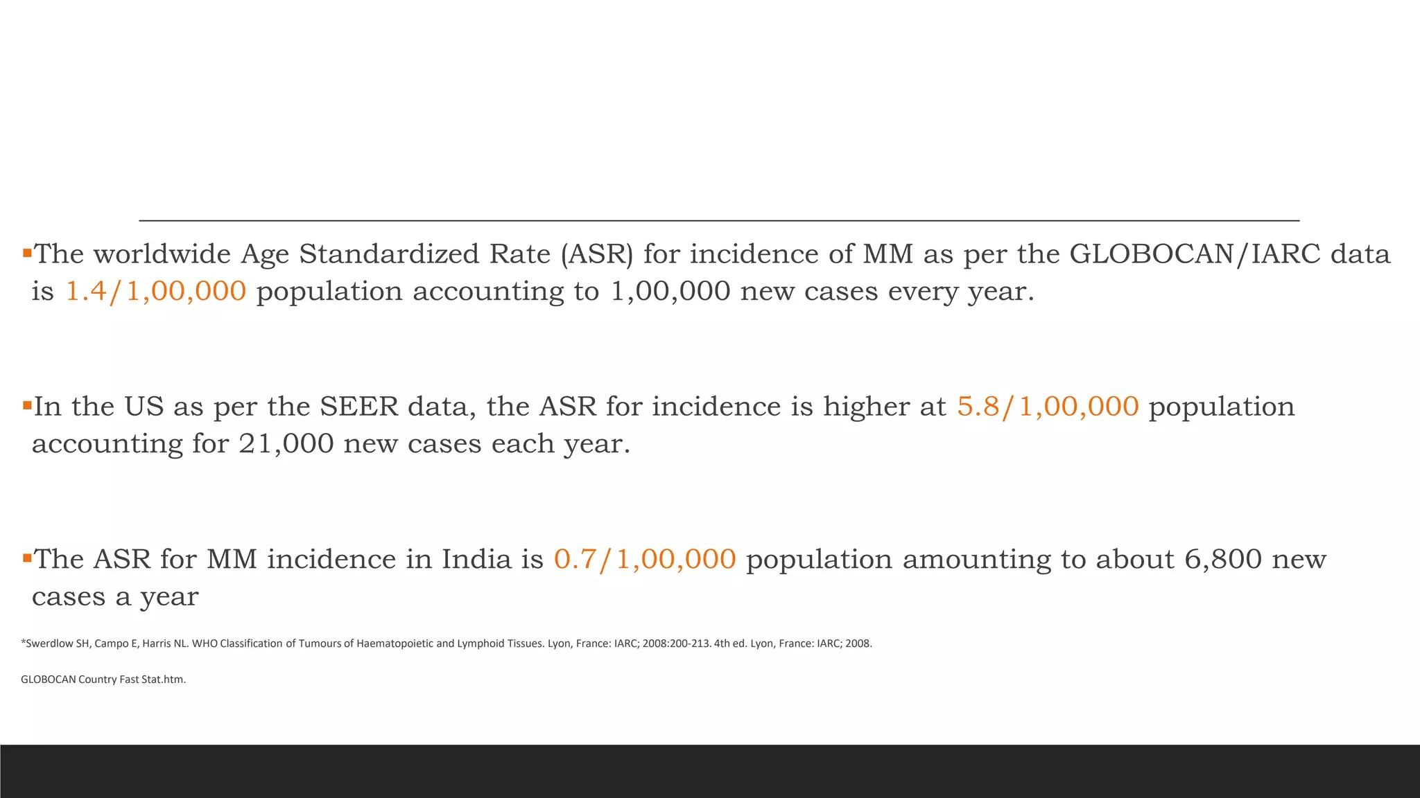 Epidemiology, Etiopathogenesis, Pathology, Staging of Plasma Cell ...