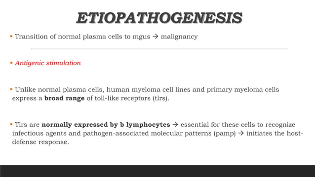 Epidemiology, Etiopathogenesis, Pathology, Staging of Plasma Cell ...