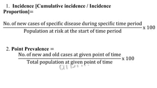 Epidemiology exercises formulas for exam 15.12.24.pdf